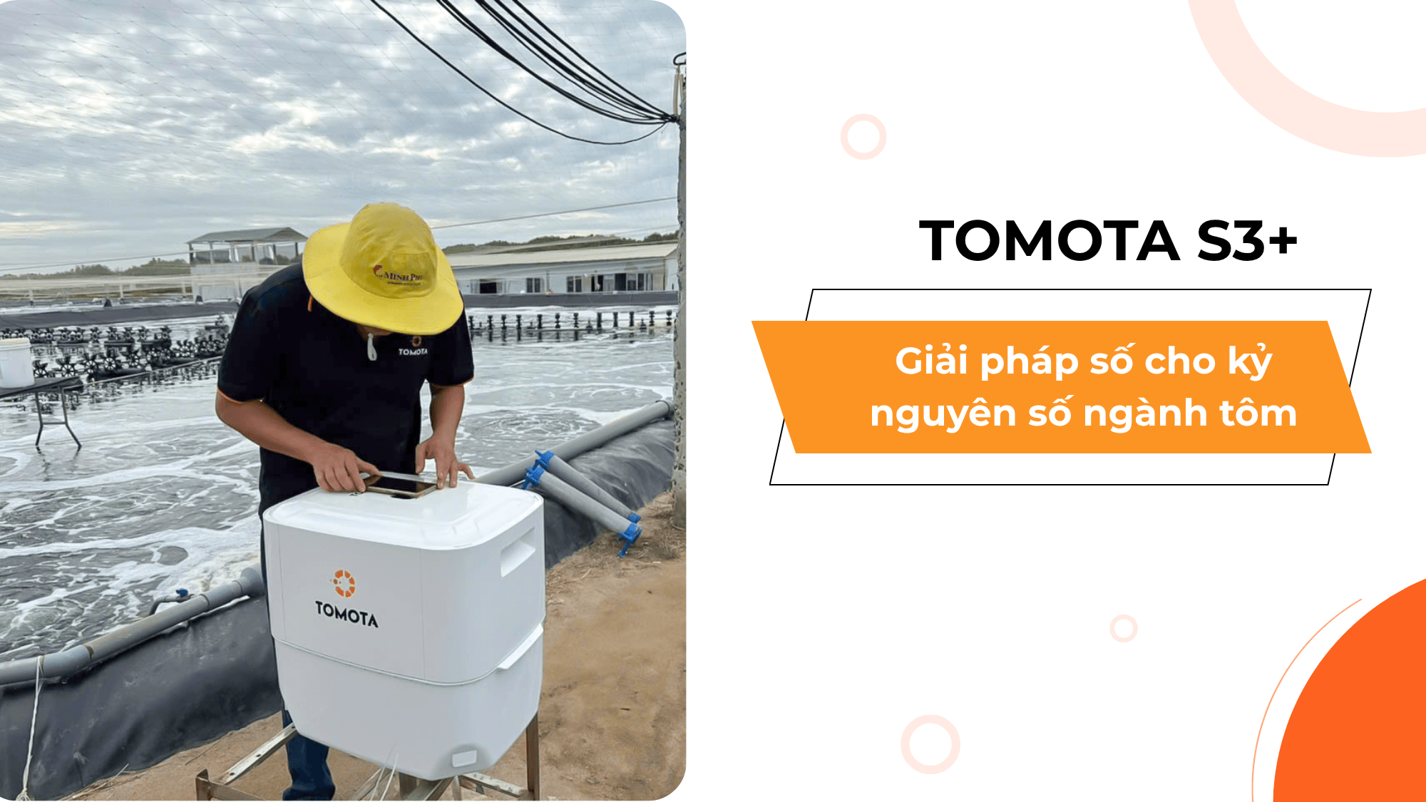 TOMOTA S3+: GIẢI PHÁP CHO KỶ NGUYÊN SỐ NGÀNH TÔM
