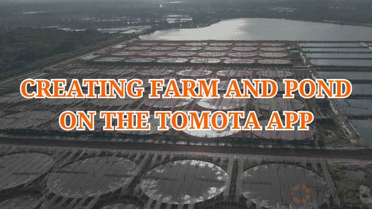 CREATING FARM AND POND ON THE TOMOTA APP
