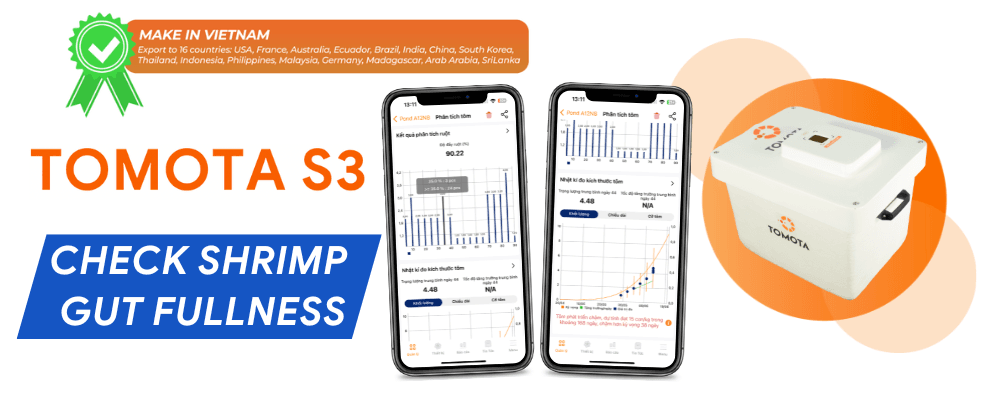Check shrimp gut fullness quickly and accurately with Tomota S3